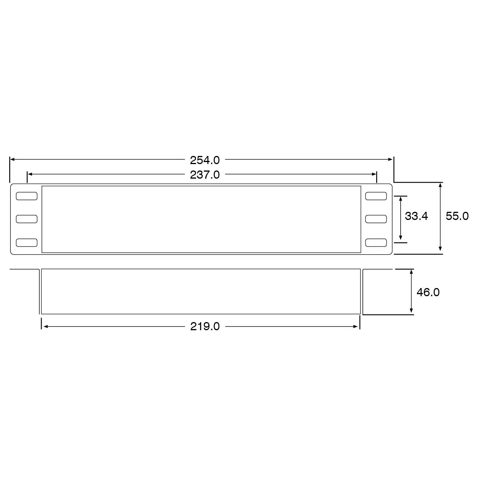 4 Way 10 Inch UK PDU - PDU Online